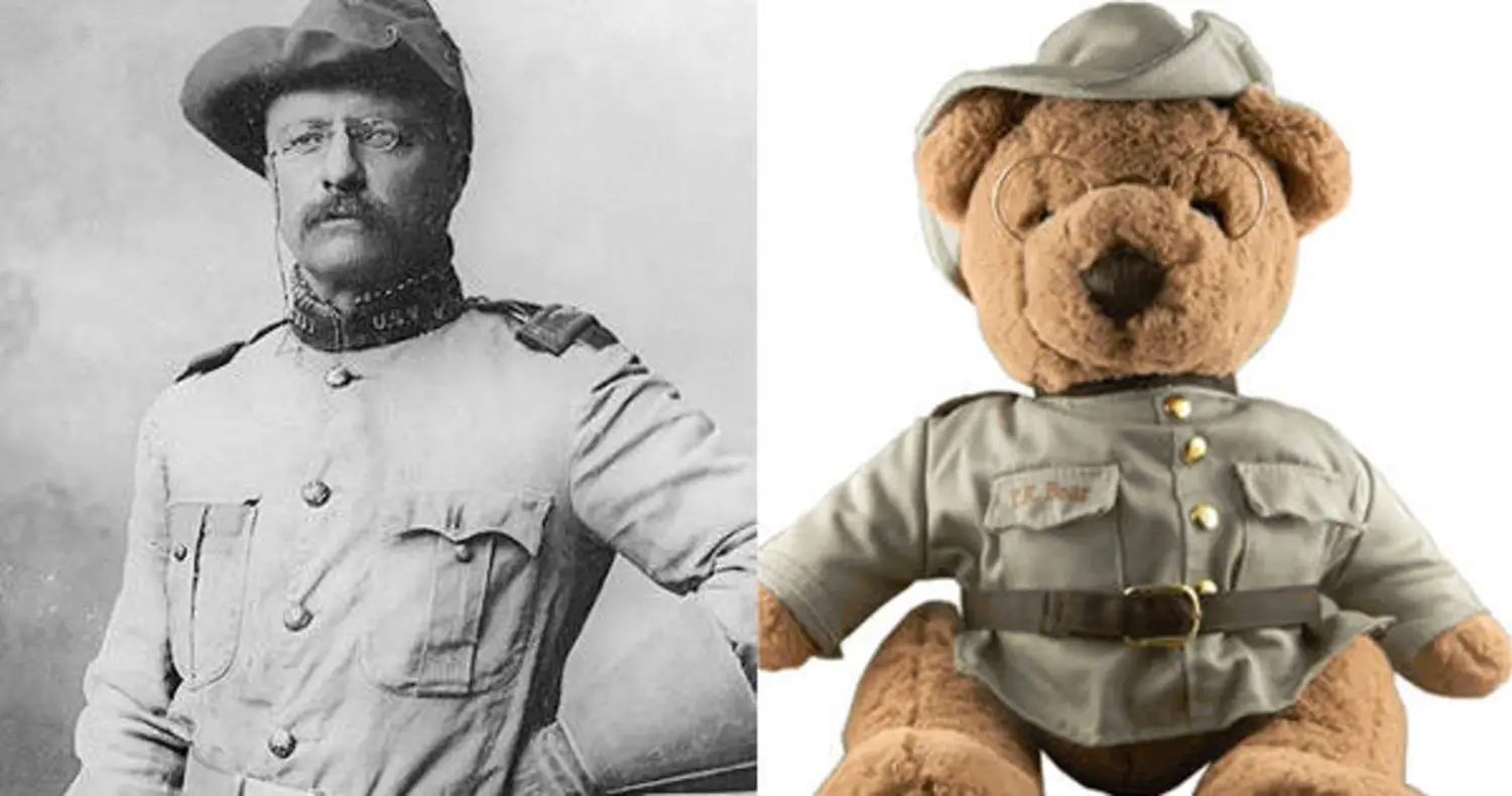 Theodore roosevelt teddy bear history store