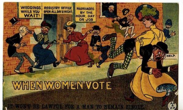 Unbelievably Sexist Postcards From The Anti-Suffrage Movement