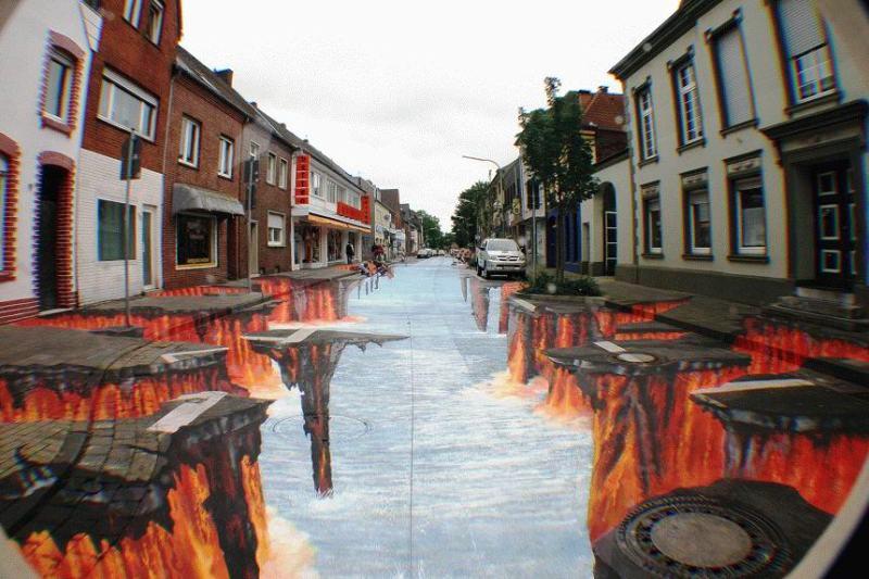 3D Street Art: These Works Of Art Will Blow Your Mind