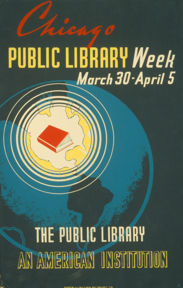 37 Colorful Vintage Library Ads That Bookworms Will Love