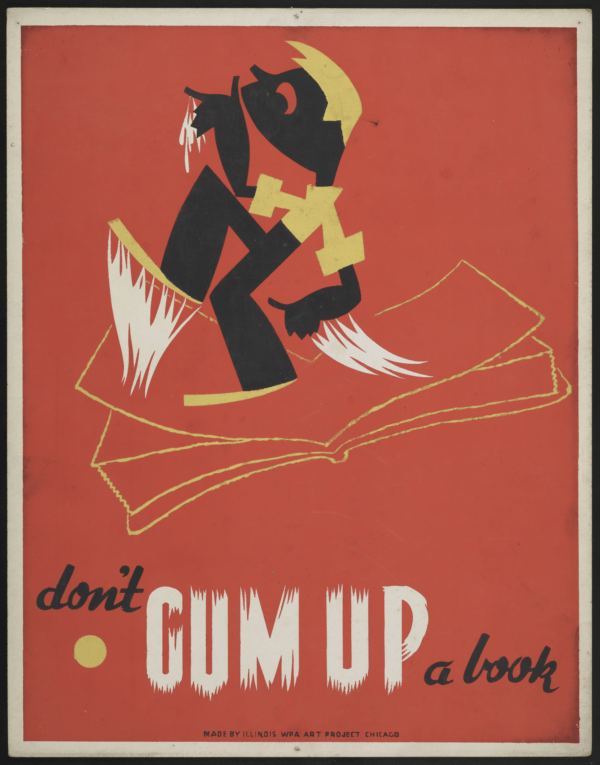 37 Colorful Vintage Library Ads That Bookworms Will Love