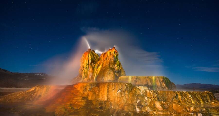 Fly Geyser In Black Rock Desert: Nevada's Coolest Attraction