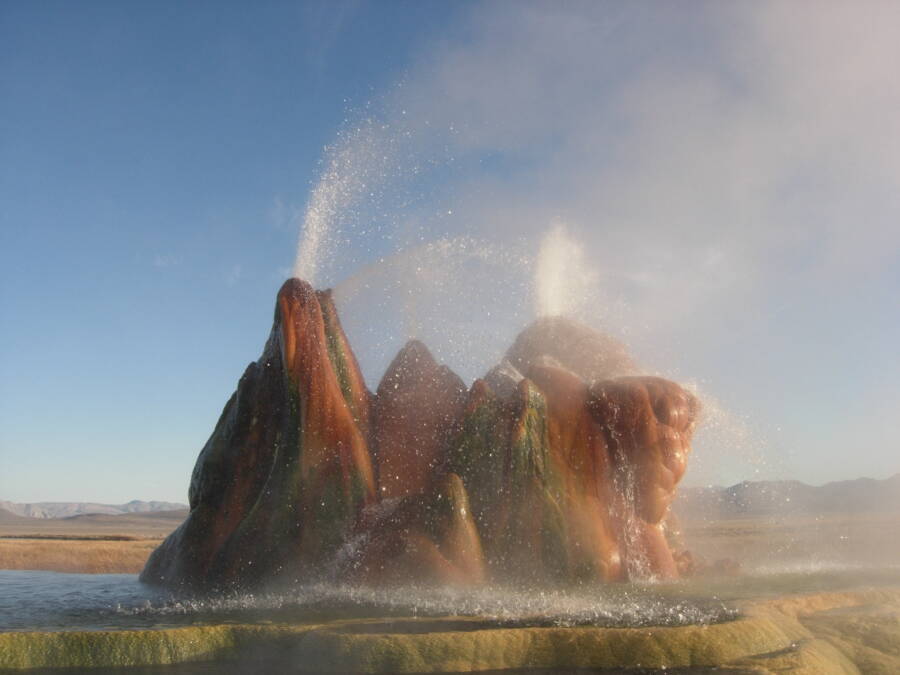 Fly Geyser, The Rainbow Wonder Of The Nevada Desert
