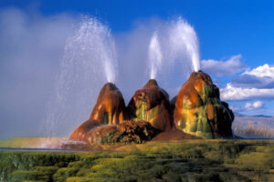Fly Geyser, The Rainbow Wonder Of The Nevada Desert