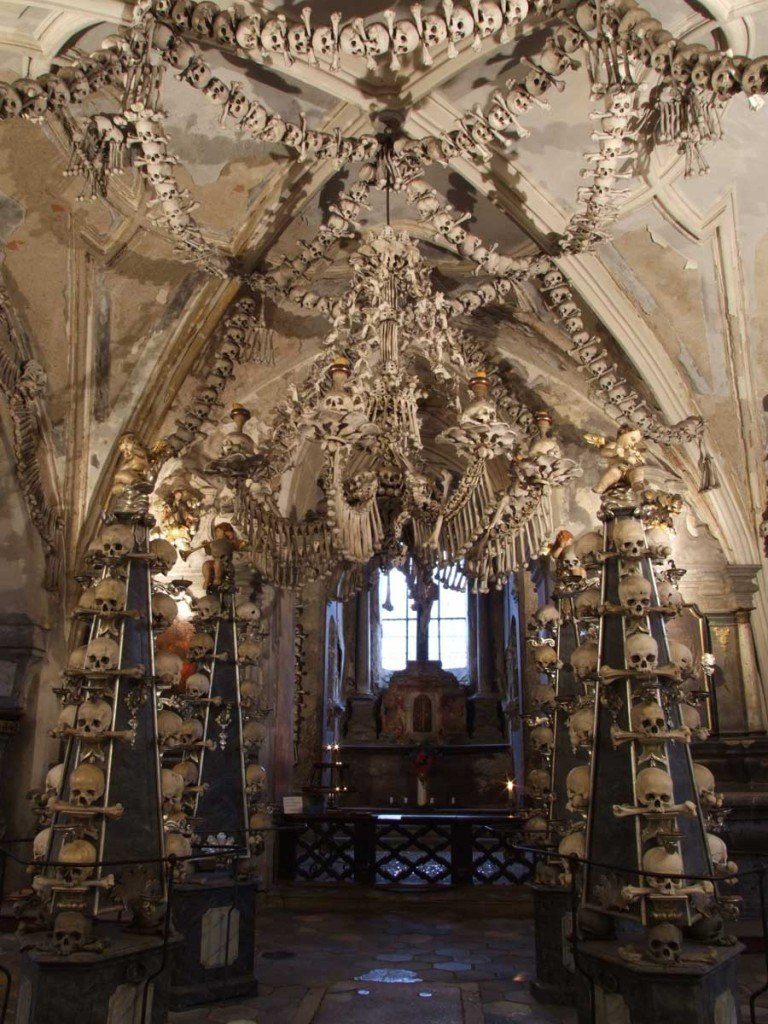 The Macabre Sculptures Within The “Bone Church”