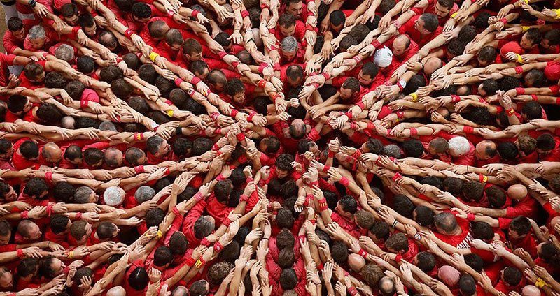 Spain's Human Towers: Where You Must Step On People To Get Ahead