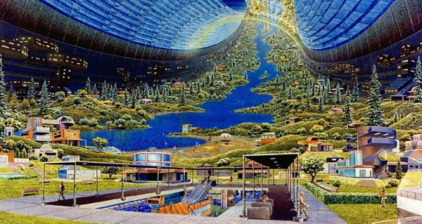 The Space Colonies As Imagined By NASA In The 1970s And Today