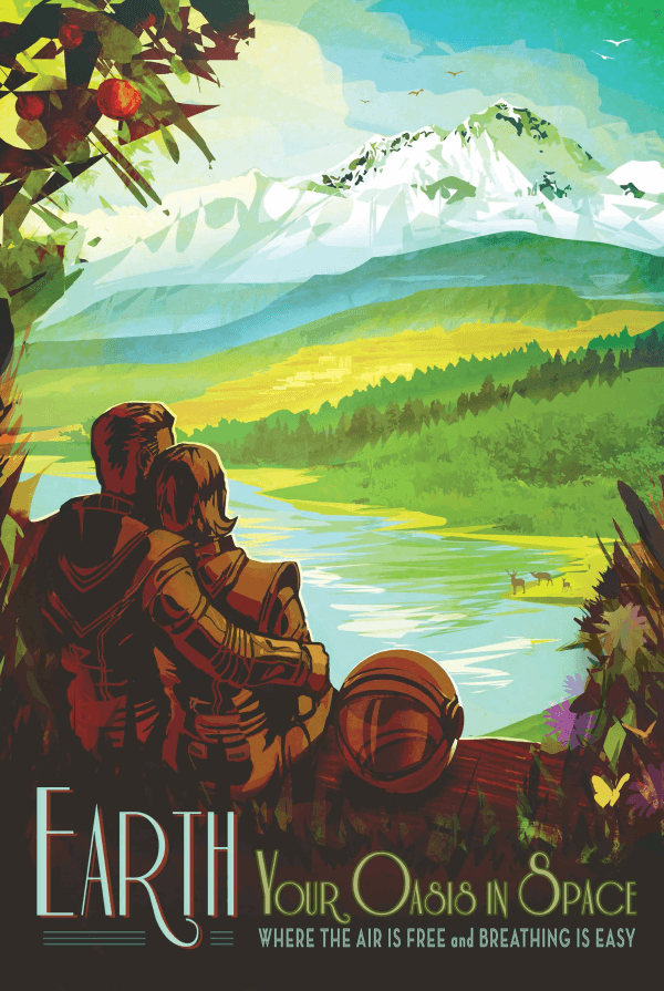 These 23 Retro-Futuristic NASA Posters Are Out Of This World