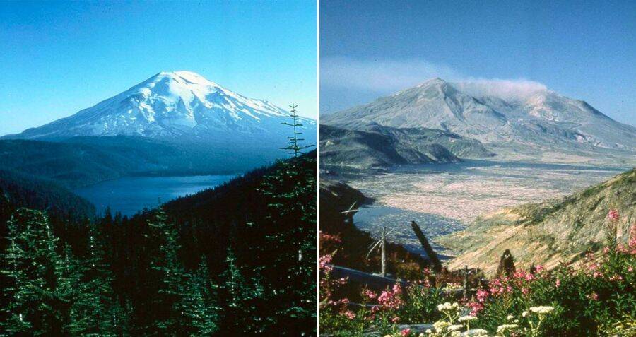 Mount Saint Helens Voor En Na An Area Unlike Any In The World: Make