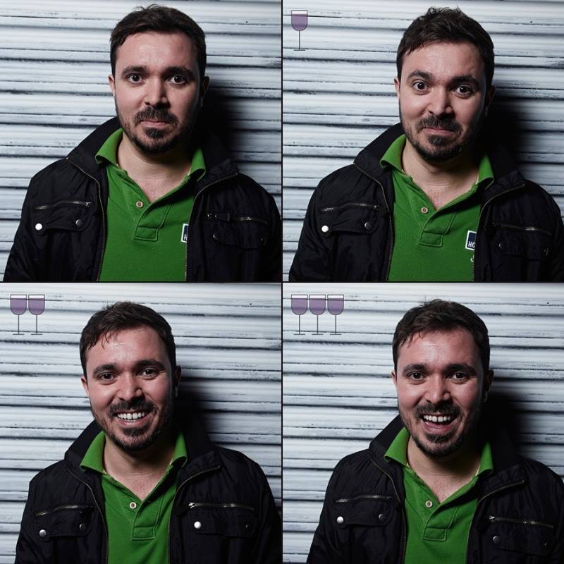 Charming Drunk Photos Show People After 1, 2, And 3 Drinks