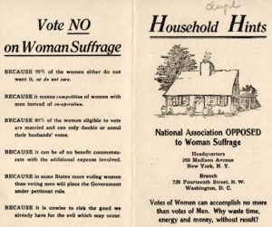 The Anti-Suffrage Movement Founded By Women In The Early 1900s