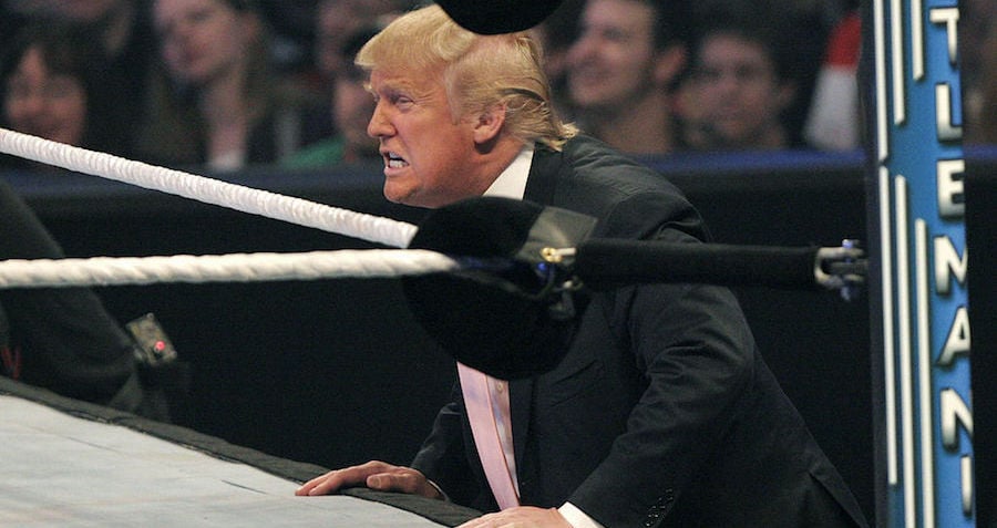 Donald Trump Learned To Talk To Middle America In The WWE