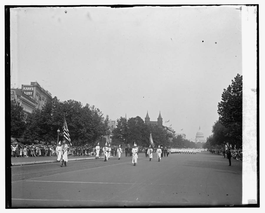 The 1925 Ku Klux Klan March On Washington, In Photos