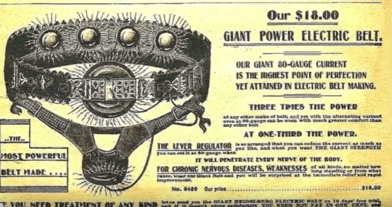 When Self-Electrocution Was Used To Cure What Ails You