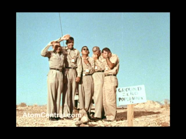 Watch 5 Men Voluntarily Stand Under An Exploding Nuclear Bomb