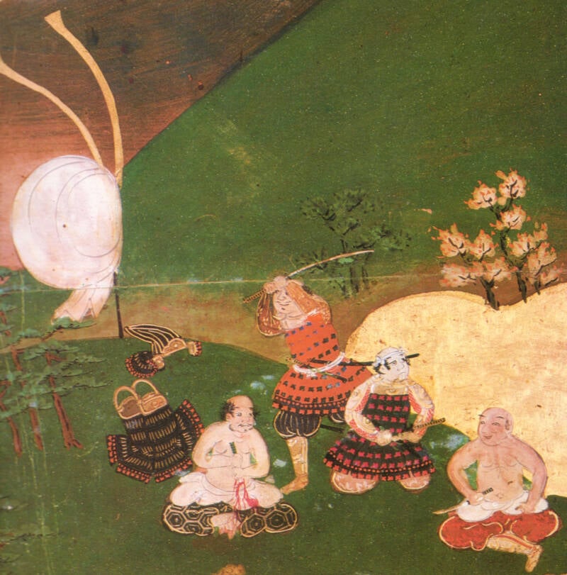 Seppuku, The Ritual Suicide Method Of Samurais In Feudal Japan