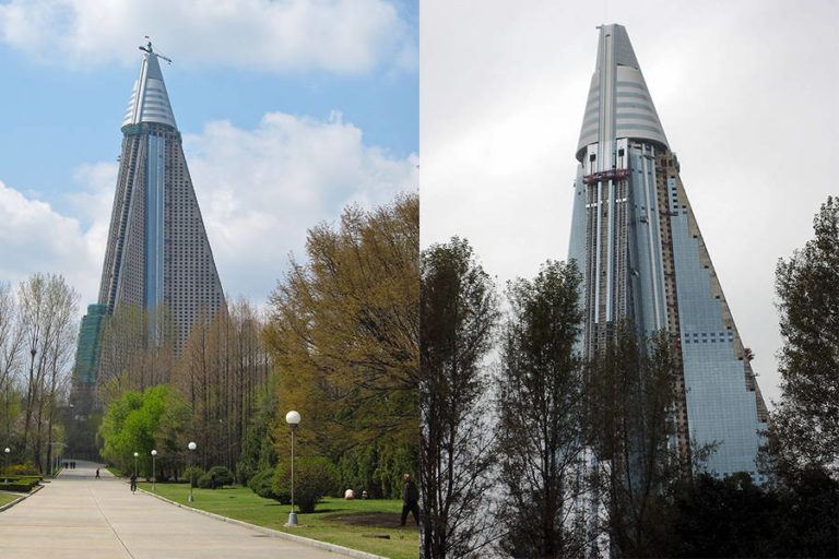 Inside The Ryugyong Hotel, North Korea's Foreboding "Hotel Of Doom"