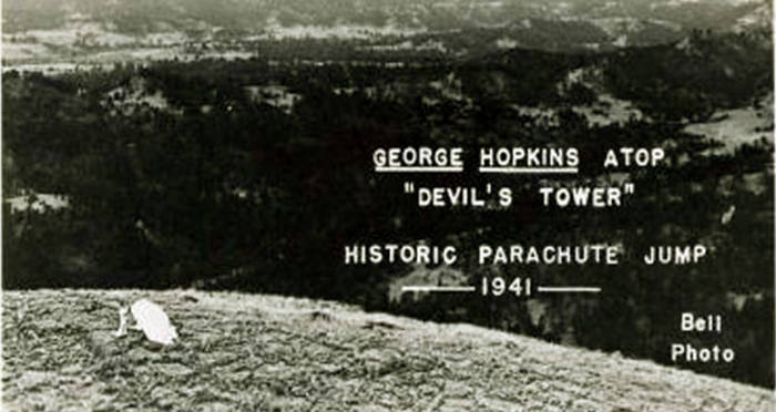 When George Hopkins Got Stranded On Devils Tower For 6 Days After ...