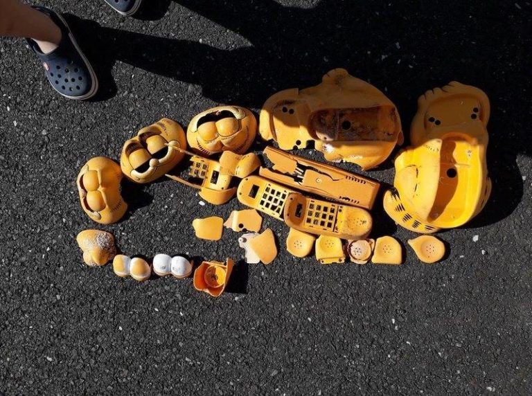 Garfield Phones Have Bizarrely Washed Ashore In France For 30 Years