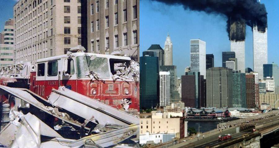 The Story Behind The Famous 9/11 Photo Of Ladder 118