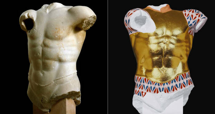 The 'Gods In Color' Exhibit Shows Ancient Statues In Brilliant Color