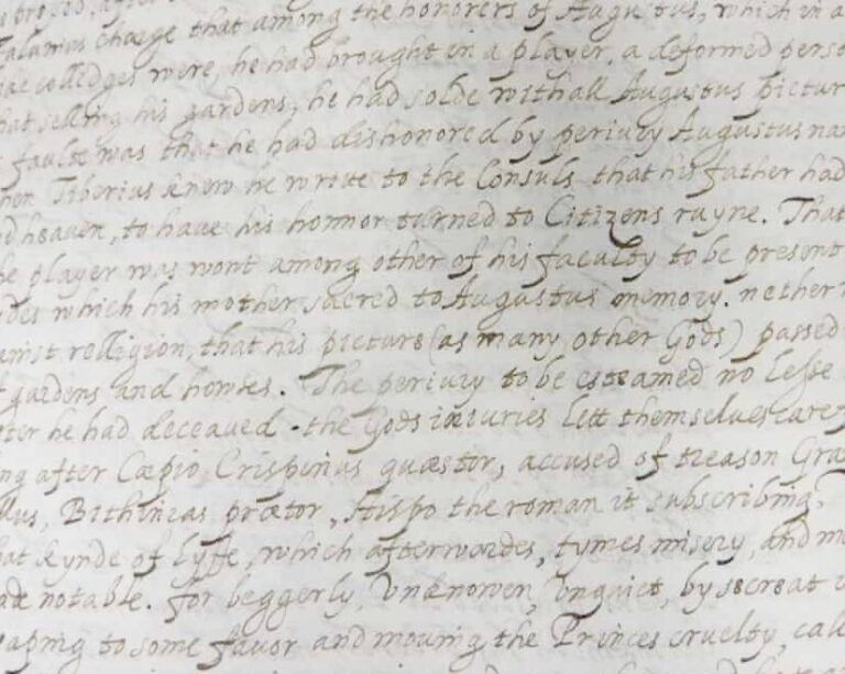 Queen Elizabeth I Revealed As The "Messy" Translator Of A Roman Text