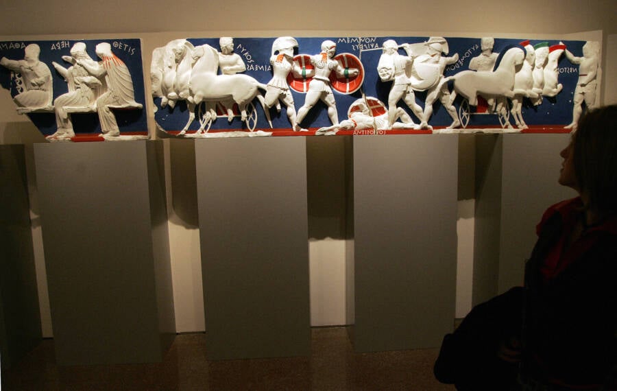 The 'Gods In Color' Exhibit Shows Ancient Statues In Brilliant Color