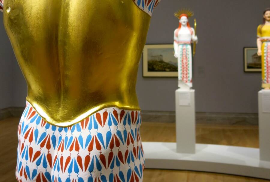 The 'Gods In Color' Exhibit Shows Ancient Statues In Brilliant Color