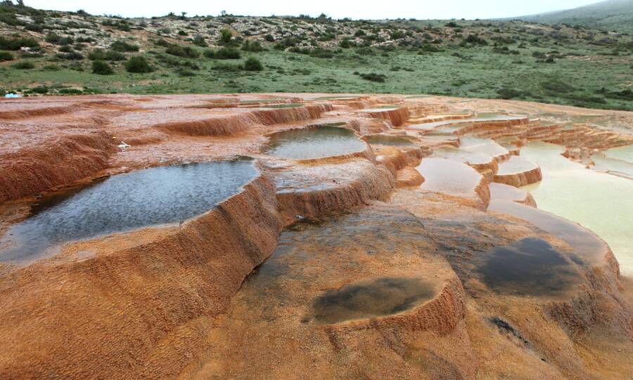 Stunning Photos Of Badab-e Surt, Iran's Natural Terraced Hot Springs