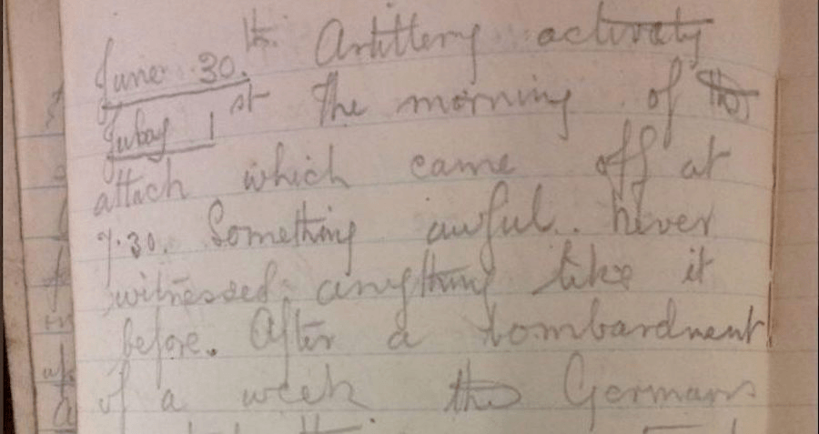 British Soldier’s Harrowing World War I Diary Discovered In A Barn