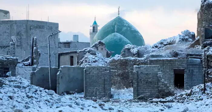 Snow Blankets Iraq For Just The Second Time In 100 Years