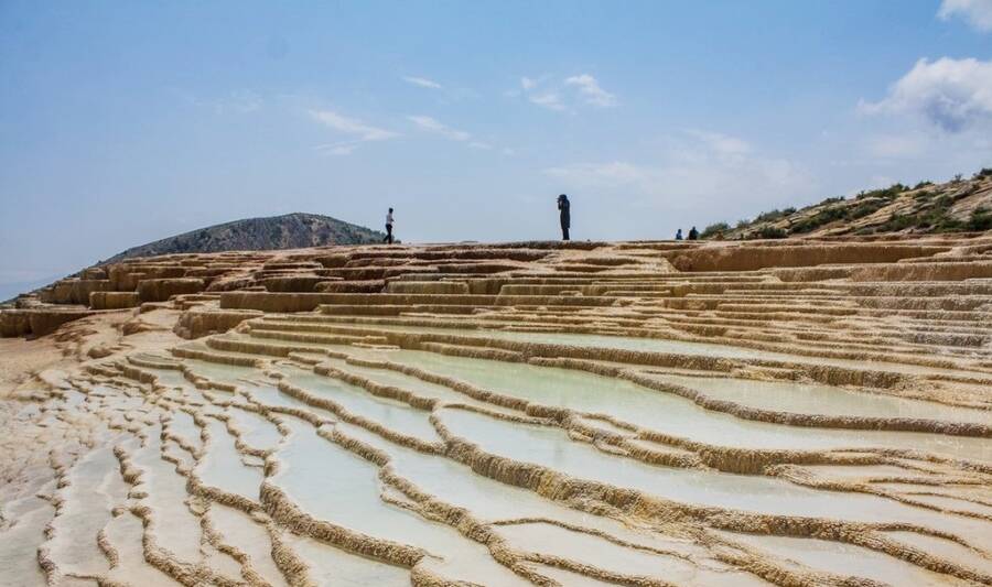 Stunning Photos Of Badab-e Surt, Iran's Natural Terraced Hot Springs