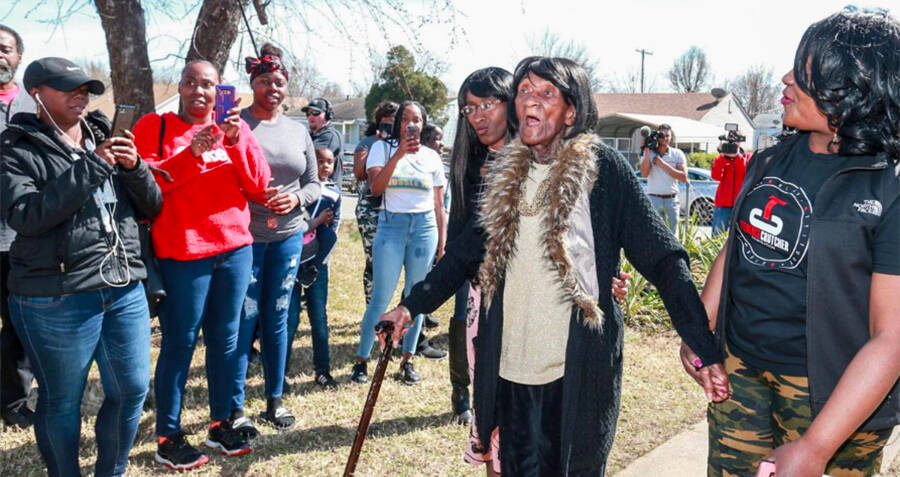 Survivor Of 1921 Tulsa Race Massacre Sees Childhood Home Restored