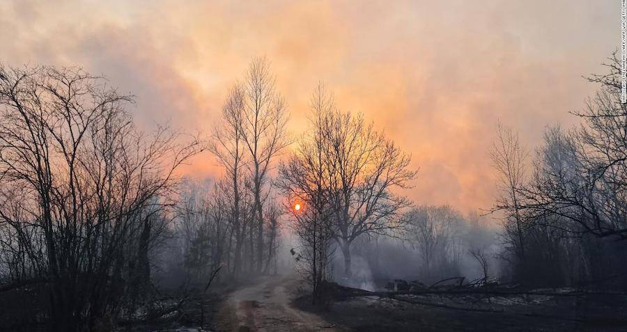 Chernobyl Radiation Rates 16 Times Above Normal As Forest Fires Rage