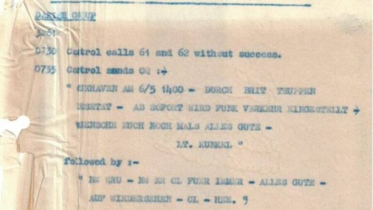 The Last Nazi Cyphers Cracked By Britain's MI6 Revealed