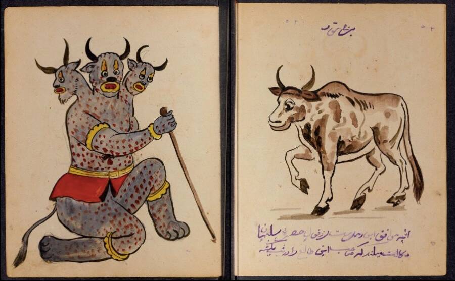 30 Demonic Drawings From A Rare Persian Book Of Magic
