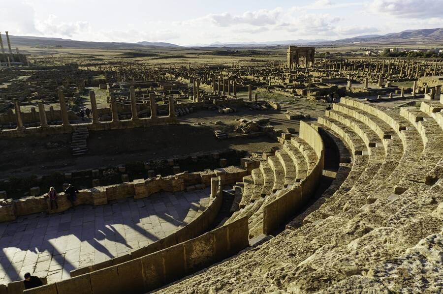 Inside Timgad, Algeria's Perfectly Preserved Roman Ruins
