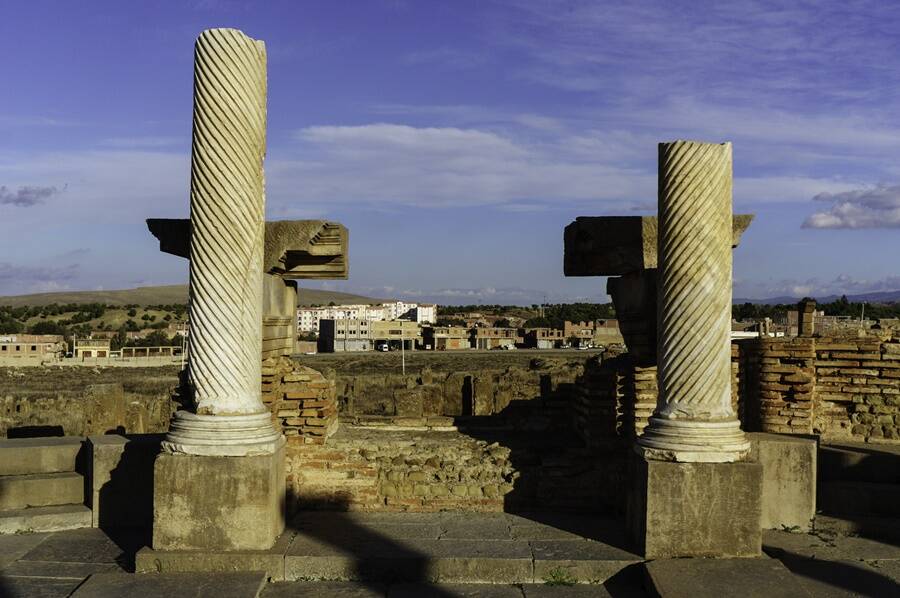 Inside Timgad, Algeria's Perfectly Preserved Roman Ruins