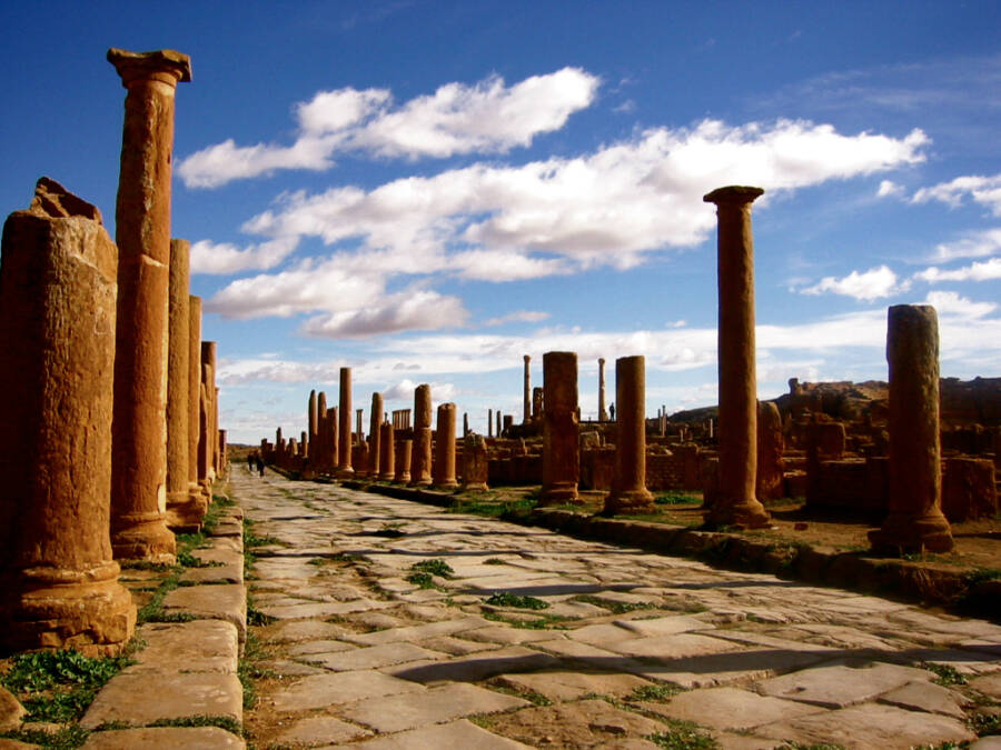 Inside Timgad, Algeria's Perfectly Preserved Roman Ruins