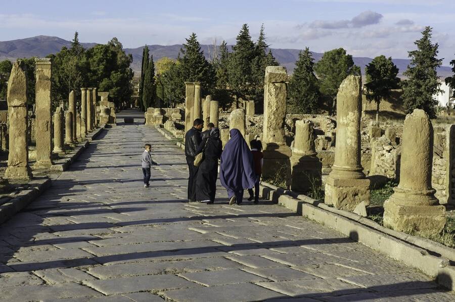 Inside Timgad, Algeria's Perfectly Preserved Roman Ruins