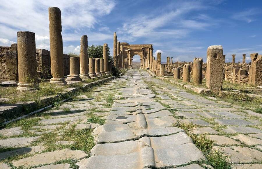 Inside Timgad, Algeria's Perfectly Preserved Roman Ruins