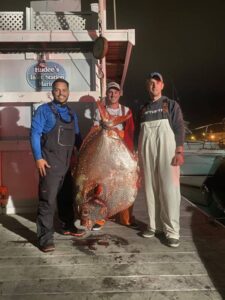 Rare 143-Pound Deep-Sea Opah Fish Caught Off The Coast Of Virginia