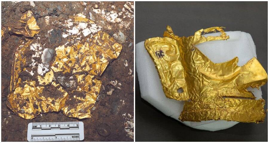 3,000-Year-Old Gold Mask From Mysterious Society Found In China