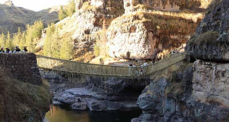 Peruvians Restore 500-Year-Old Woven Inca Bridge
