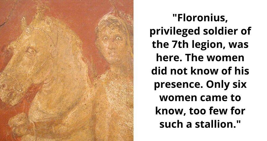 Pompeii Graffiti That Reveals The Raunchy Side Of Ancient Rome