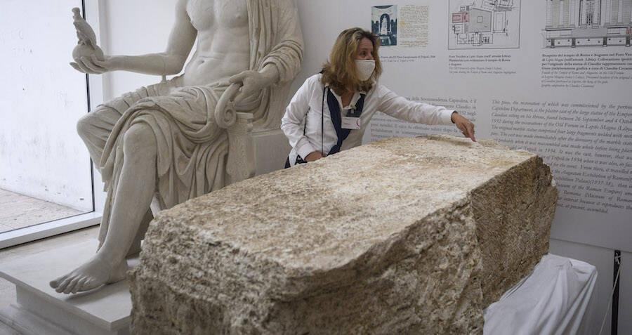 Stone Marking Ancient Rome's City Limits Discovered By Sewer Workers