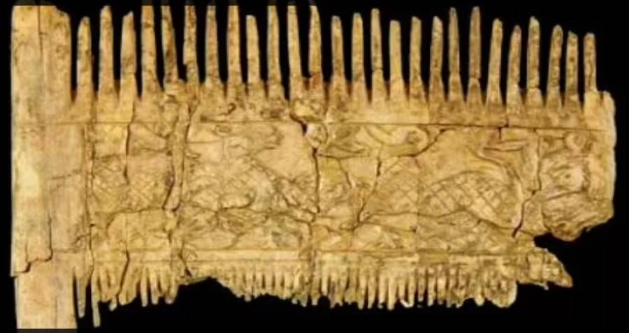 Medieval 'Hipster' Warrior Found Buried With Rare Ivory Comb