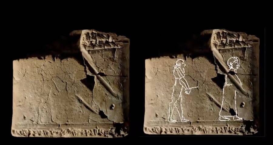 Oldest Drawing Of A Ghost Found On 3,500-Year-Old Babylonian Tablet