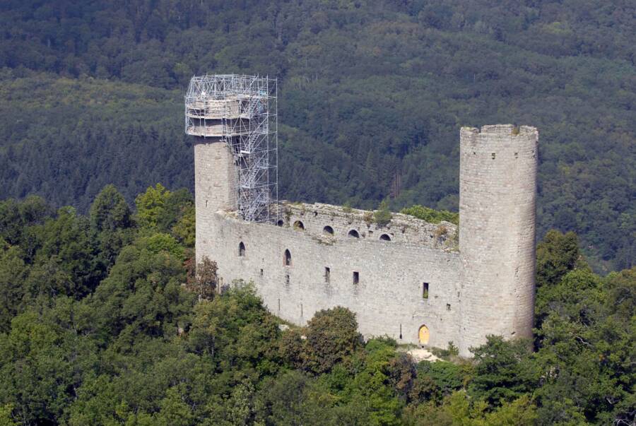 Inside Château D’Andlau, The Medieval Ruined Castle Of Alsace