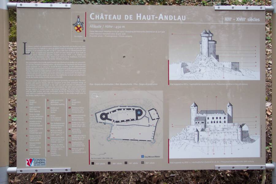 Inside Château D’Andlau, The Medieval Ruined Castle Of Alsace